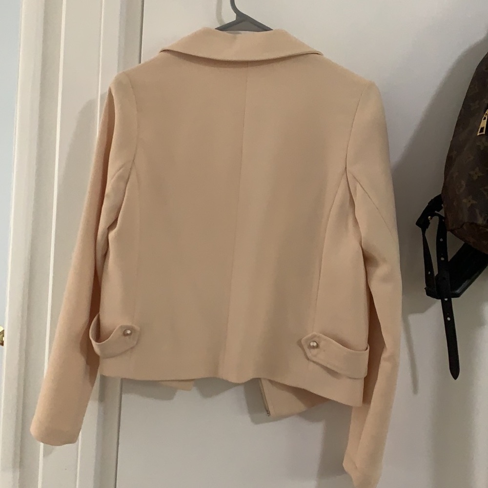 Sophie Rue Cream Moto Jacket. - Gem